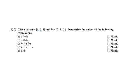 solved q 2 given that a [102] and b [022] determine the