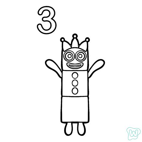 43 Numberblocks Da Colorare Disegni Gratuiti Per Bambini