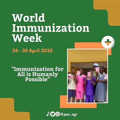 Pan Position Statement On World Immunization Week 24th To 30th April