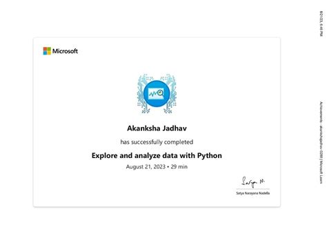 akanksha jadhav on linkedin datascience python newconnections dataanalytics microsoftcertified
