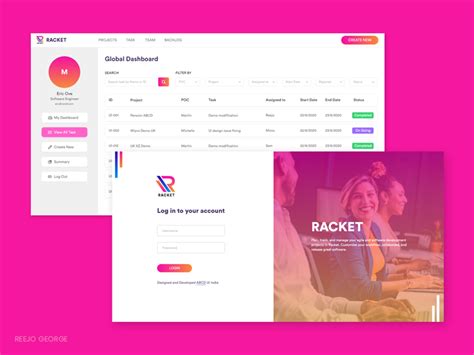 Racket Task Management App By Reejo George On Dribbble