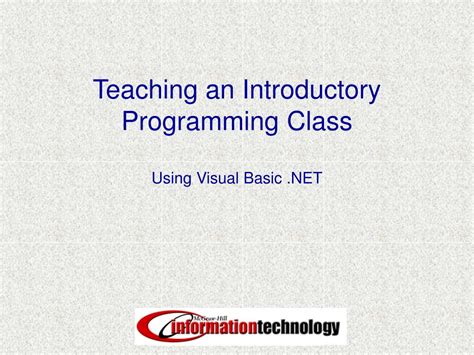 Ppt Teaching An Introductory Programming Class Powerpoint