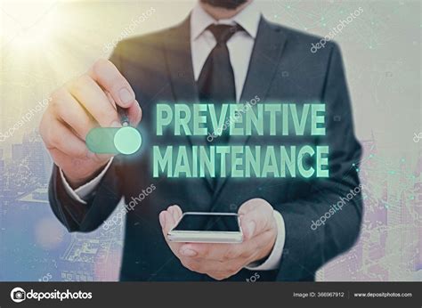 Handwriting Text Preventive Maintenance Concept Meaning Avoid