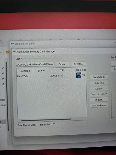 Dolphin Emulator Not Loading My Cgi File Despite Having The Config Set To Cgi Folder R