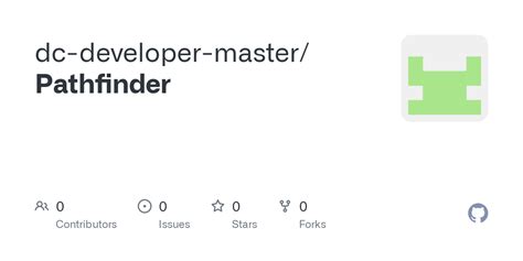 Github Dc Developer Master Pathfinder