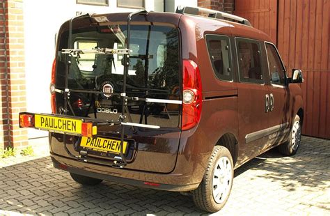 Fahrradtr Ger F R Fiat Doblo Mit Heckklappe Paulchen Hecktr Ger Ohne Ahk