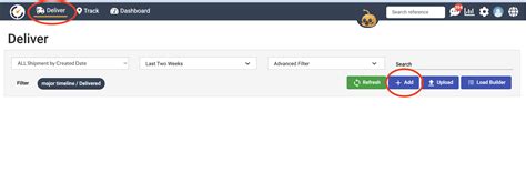 Create A Shipment Command Console Clockwork Logistics Systems