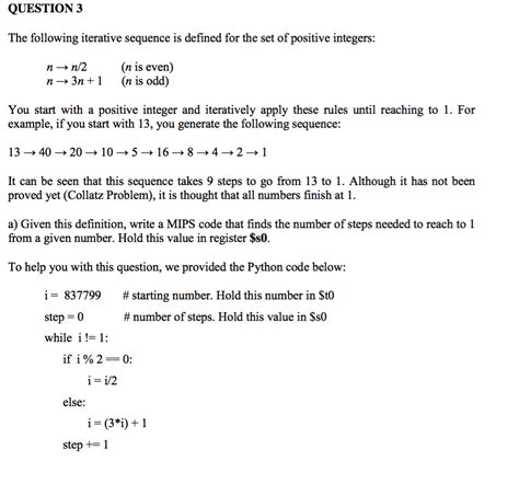 solved the following iterative sequence is defined for the