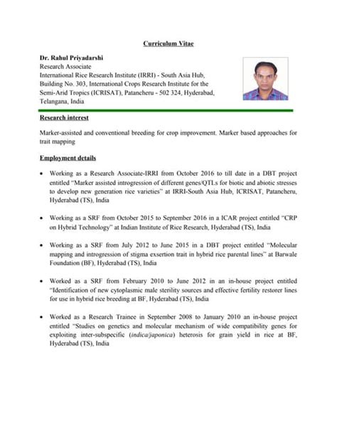 rahul cv doc agriculture industries
