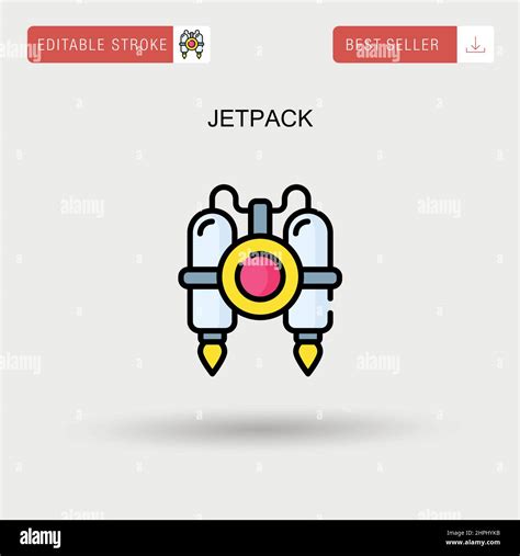 Jetpack Simple Vector Icon Stock Vector Image And Art Alamy