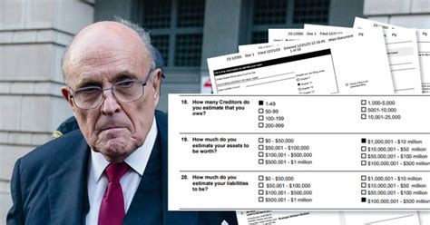 Rudy Giulianis Bad Week Continues As He Files For Chapter 11