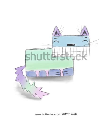 Cat Sticker Pack Bitmap Image Stock Illustration 2012817698 Shutterstock