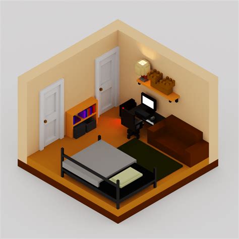 My First Creation Inspired By William Santacruz Voxel