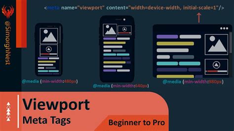 Html Tutorial Beginner To Pro Meta Viewport Tag Youtube