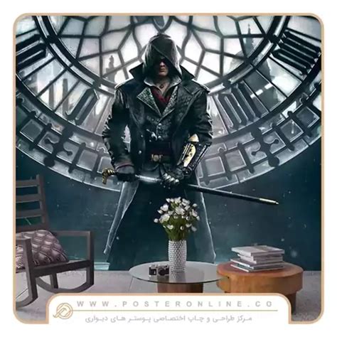 خرید و قیمت پوستر دیواری گیمینگ طرح بازی Assassin Creed Syndicate کد X