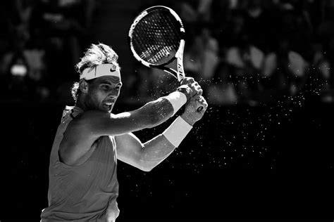 Black And White Rafael Nadal Photography Art Prints For Sale