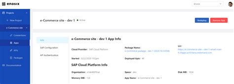 apps enosix connect api platform