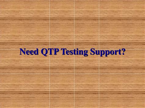 Ppt Qtp Testing Powerpoint Presentation Free Download Id11368
