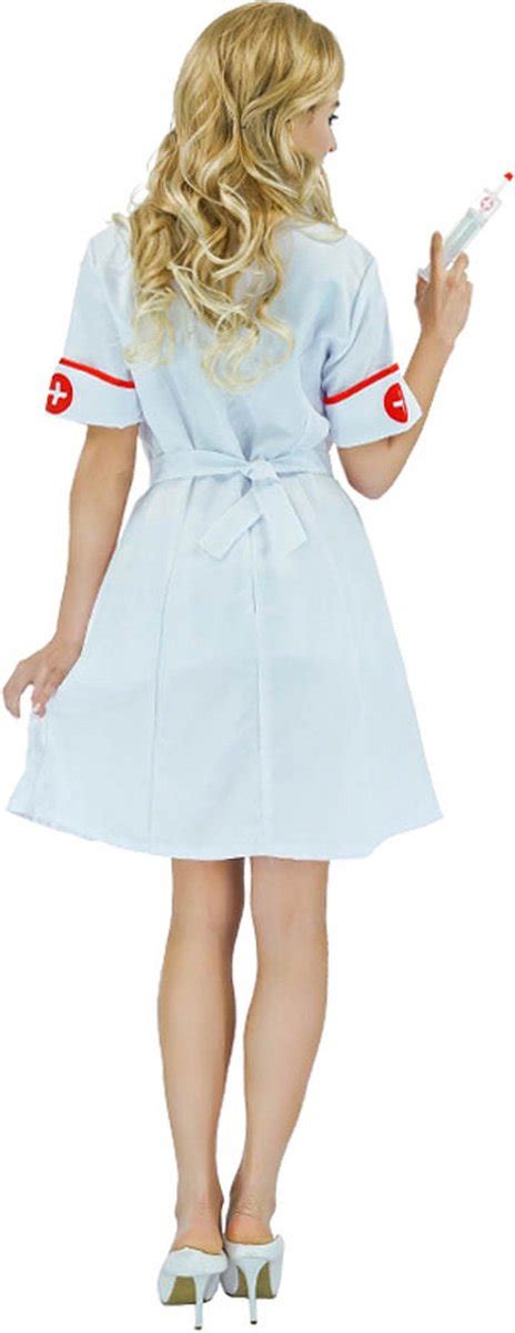 Zuster Pakje Dames Verpleegster Outfit Jurkje Carnavalskleding Carnaval