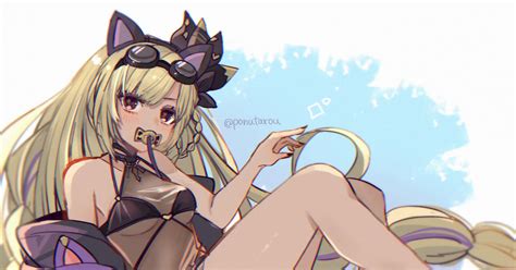 グラブル 水着シャレム ぽぬ太郎のイラスト Pixiv