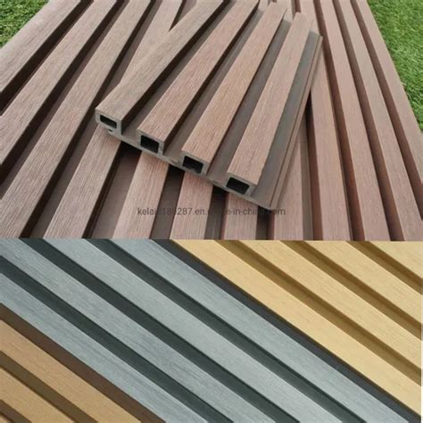 Construction Material WPC Wall Cladding Outdoor Facade Cladding Wall Composite Panel WPC Wall