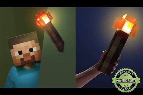 Minecraft Redstone Torch Lamp Nightlight 126 Inch Led Costume