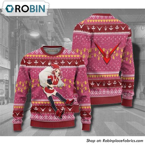 Code Geass Kallen Anime Christmas Ugly Sweater Robinplacefabrics
