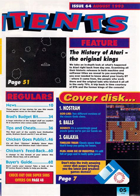 St Action Issue 64 August 1993 Atari Magazine Scans Pdf