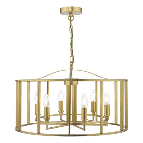 Myka Brushed Bronze 6lt Pendant