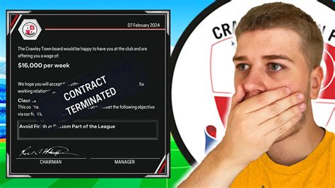 Win Or Get Fired Eafc Manager Career Mode Youtube