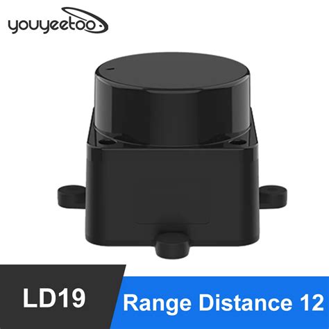 DTOF LiDAR LD19 Laser Radar Lidar Scanner 360 Ranging Frequency 4500Hz Resistance TOF Flight