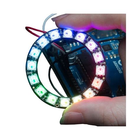 Anneau Neopixel 16 Leds Rgb Mchobby Vente De Raspberry Pi