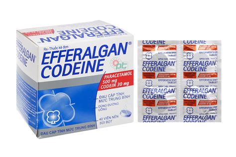 Efferalgan Codein Giảm đau Cấp Tính ở Mức Trung Bình Hộp 40 Viên