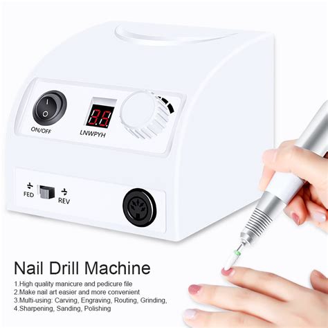 Badu Bg 35000rpm Електрическа бормашина за нокти Маникюр Пили за педикюр Комплект инструменти