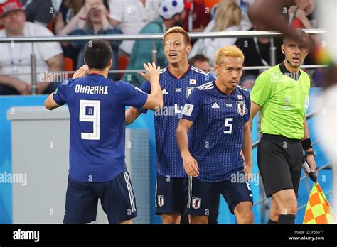 L R Shinji Okazaki Keisuke Honda Yuto Nagatomo JPN JUNE 24