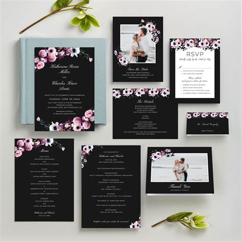 Zola Wedding Invitations Napa Ring