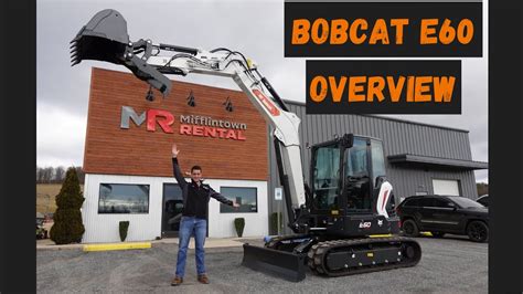 Bobcat E60 Excavator Overview Youtube