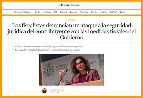 Los fiscalistas denuncian un ataque a la seguridad jurídica del
