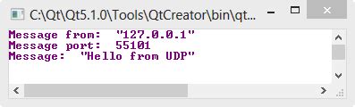 Qt Tutorial QUdpSocket