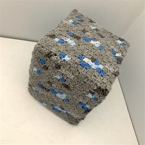 Minecraft Crochet Block Series Part 3 Diamond Ore Block Pattern