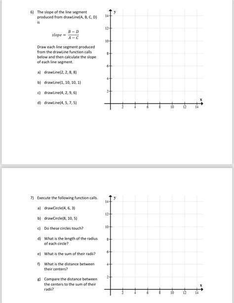 solved the slope of the line segment produced from