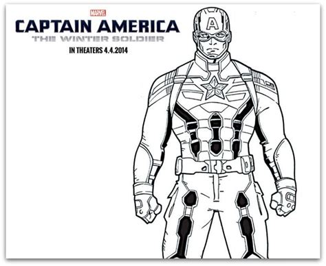 Avengers Captain America Coloring Pages Free Printable Sheets