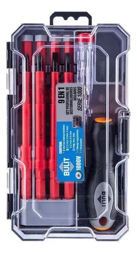 Kit Profesional Destornilladores Aislados Bulit Serie