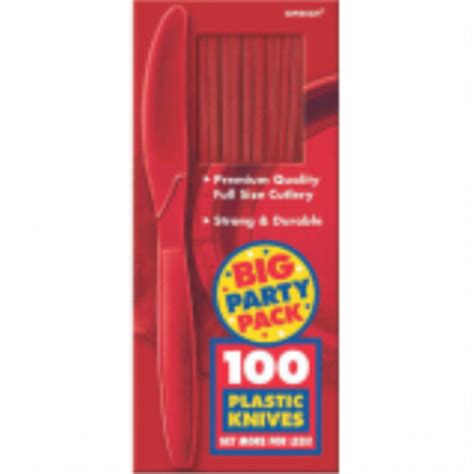 Partymart Red Knives Big Party Pack