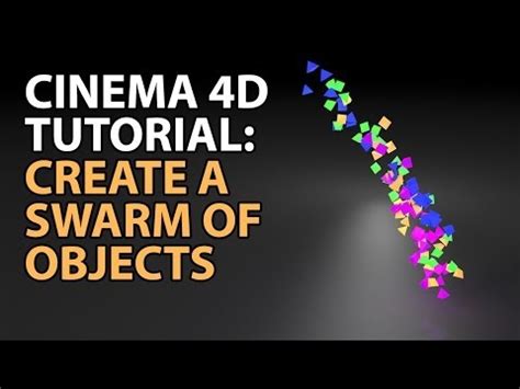 Cinema 4D Tutorial: Create a swarm of objects (Beginner) - YouTube | Cinema 4d tutorial, Cinema ...