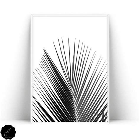 Palm Leaf Poster Digital Download Palm Leaf Printable Wall Art Black