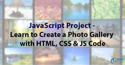 Javascript Project Creating A Photo Gallery With Html Css And Js Code Dataflair Rjavascript