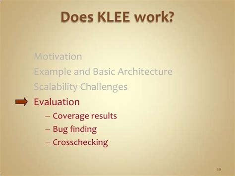 Symbolic Execution And Klee