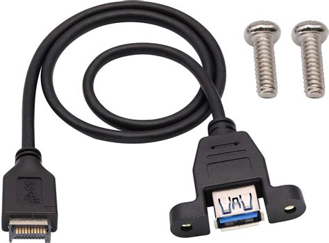 Zdycgtime Usb 31 Type E Front Panel Header To Usb 30 Usb A Female