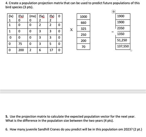 Use The Projection Matrix To Calculate The Expected